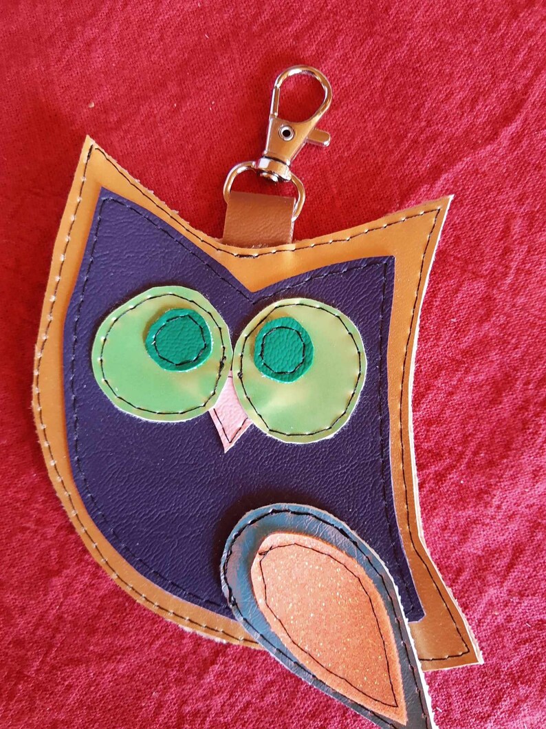 Owl Key Fob. Handmade Silly Owls to Hang on Backpacks, Purses, Bags ...