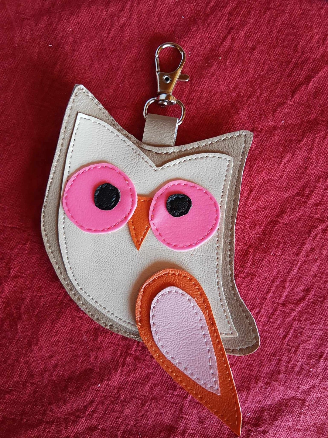 Owl Key Fob. Handmade Silly Owls to Hang on Backpacks, Purses, Bags ...