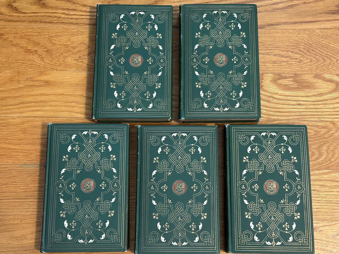Five Vintage Harvard Classics Books Lot 1909 Matching Covers - Etsy