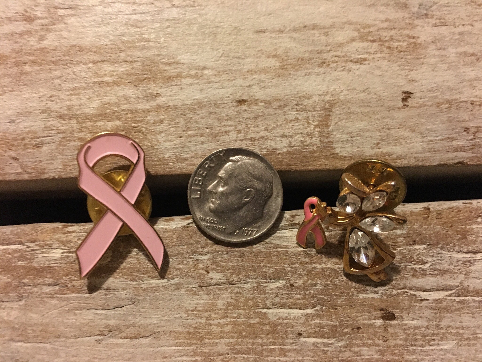 Vintage Breast Cancer Awareness Pins Avon Better Breast Care | Etsy