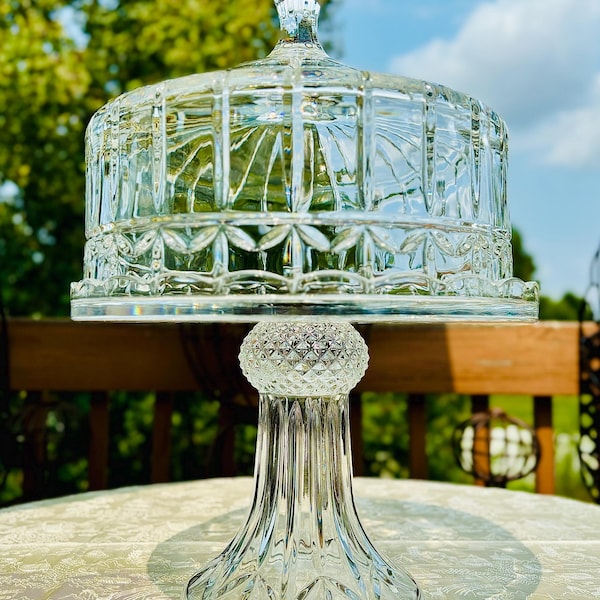 Crystal Cake Stand - Etsy