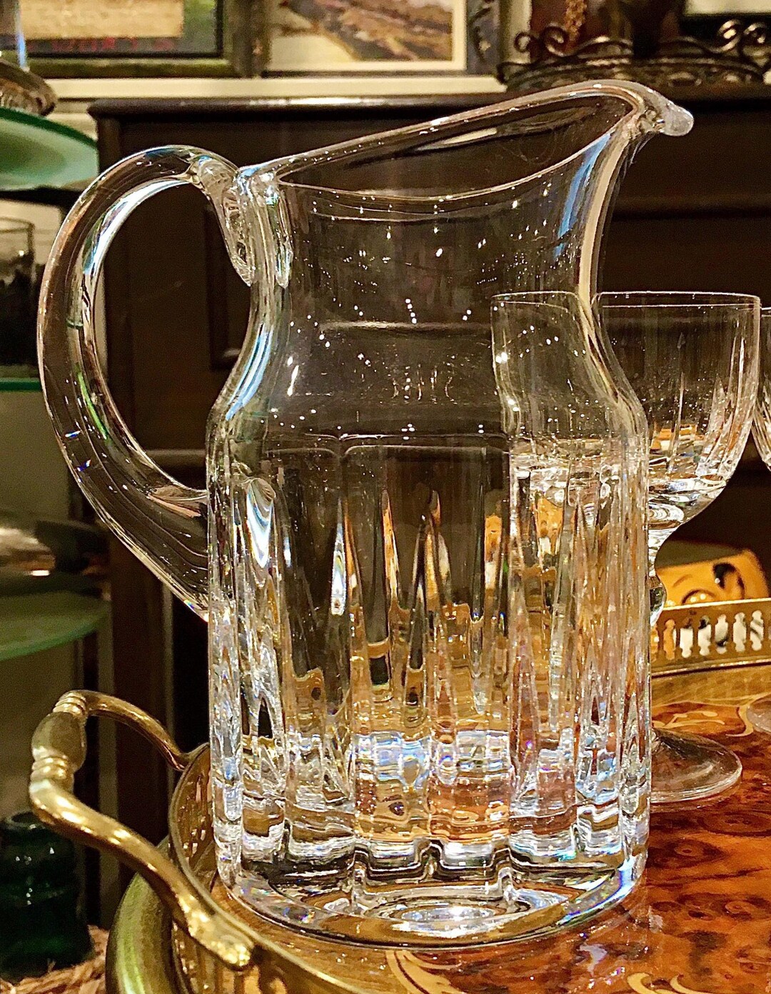 Miller Rogaska Crystal “soho” Martini/whiskey Pitcher - Etsy