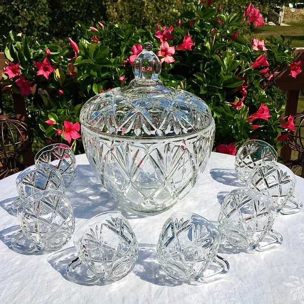 Punch Bowl Set - Etsy