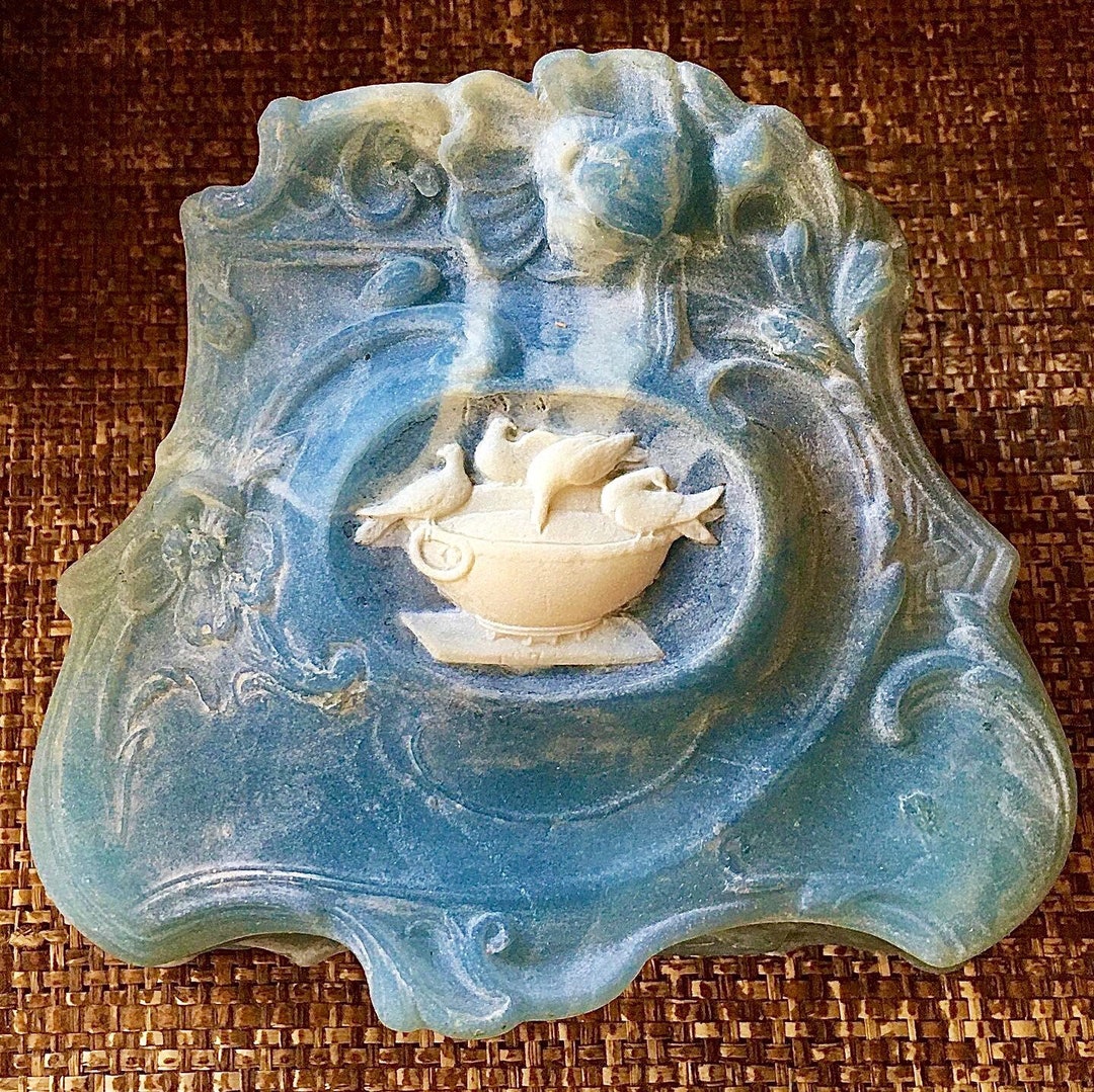 Incolay Blue & White Dove’s Handcarved Jewelry/trinket Box - Etsy