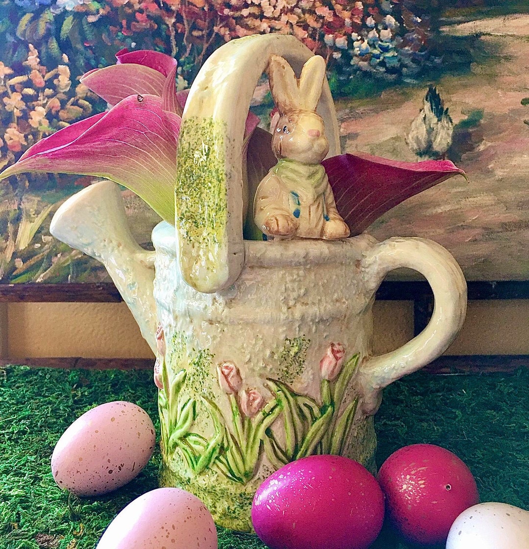 Peter Rabbit Flower Pot Watering Can - Etsy