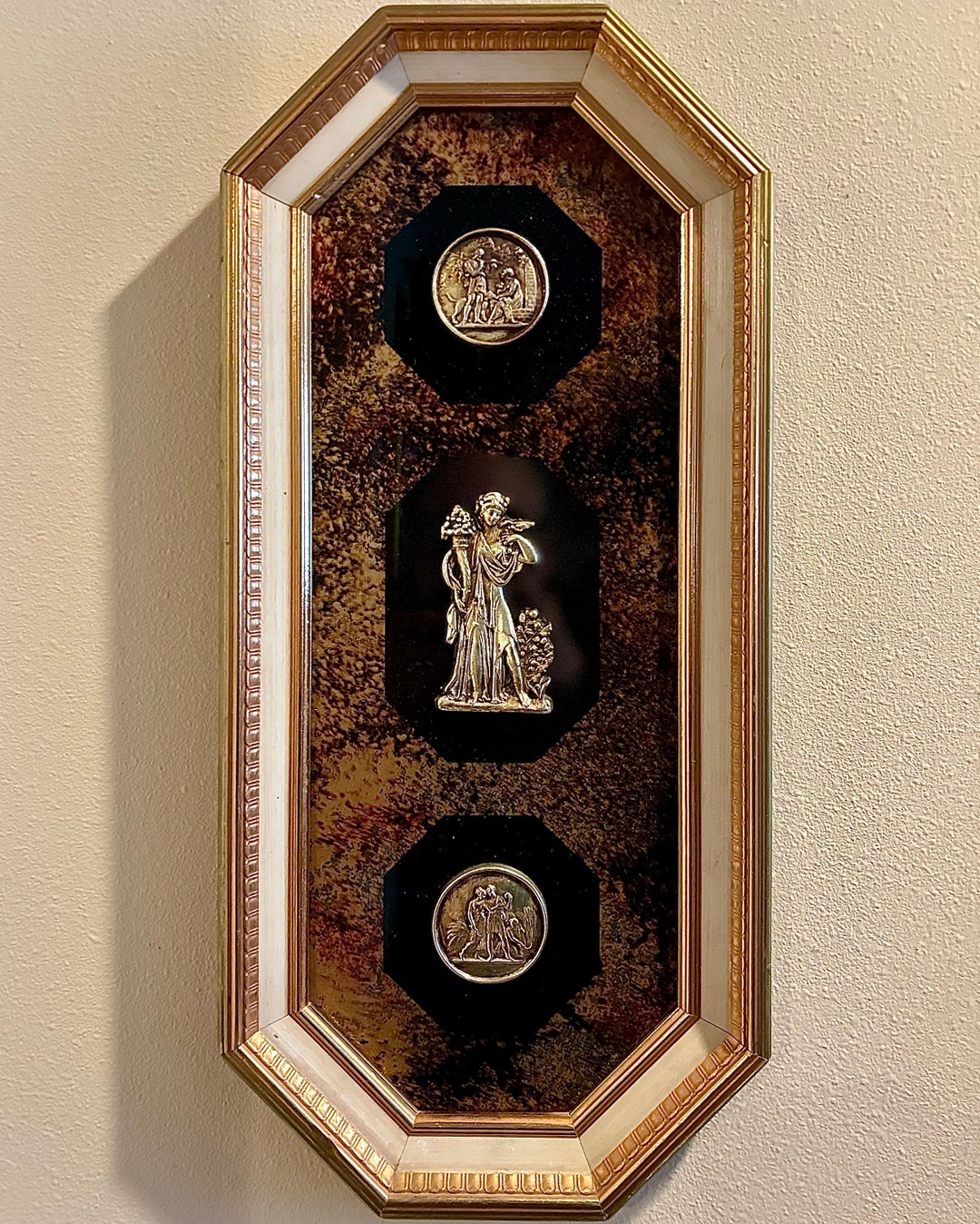 Mid-century Intaglio Art by Turner - Etsy