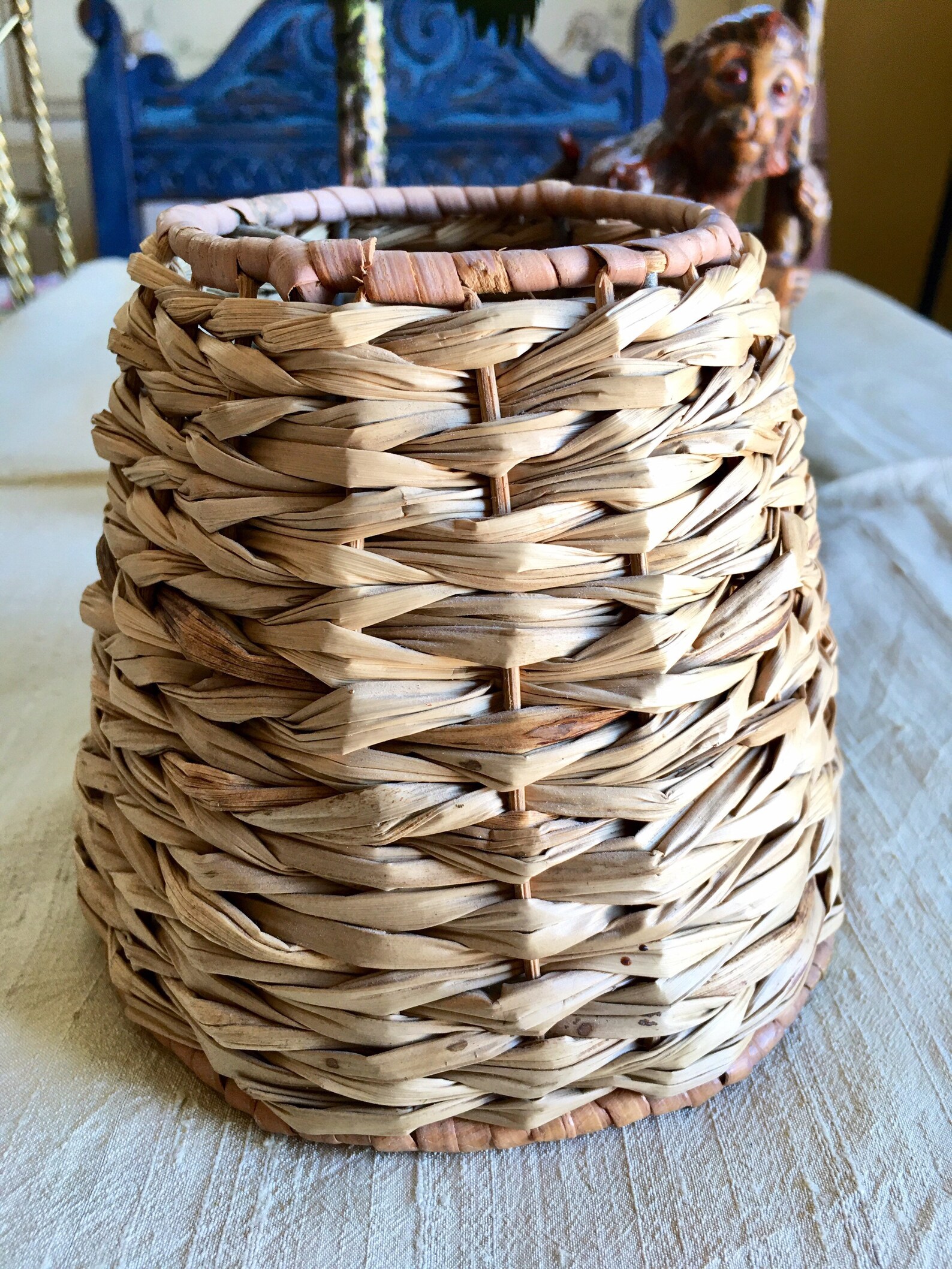 Vintage Sea Grass Rattan/Wicker Sconce/Chandelier Shade | Etsy