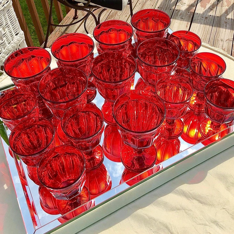 Amberina Glass - Etsy