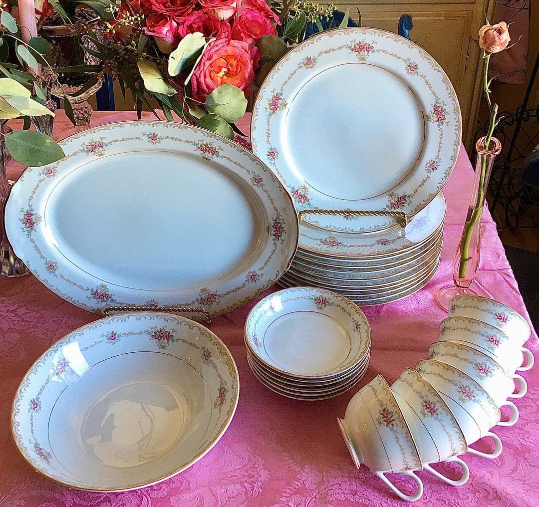 Style House "princess" 24 Piece China Set - Etsy