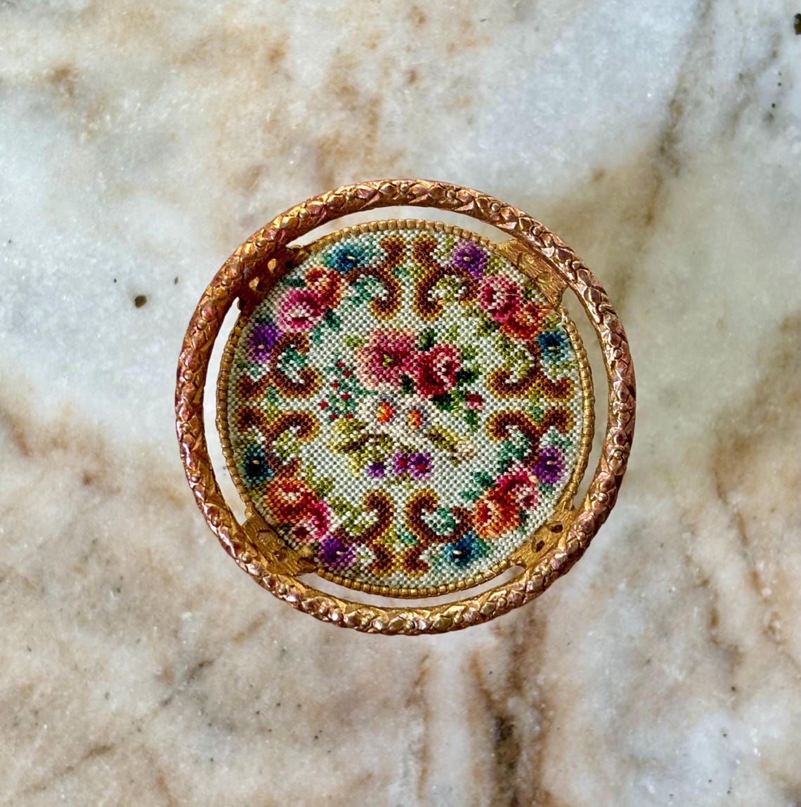 Rococo Petite Point Gilded Miniatures *sold Separately - Etsy