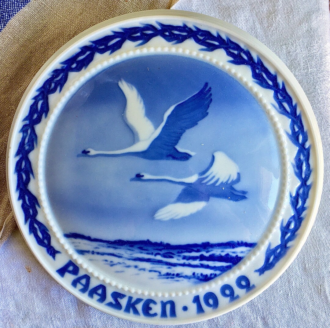 Antique 1922 Bing & Grondahl Paasken Easter Plate - Etsy