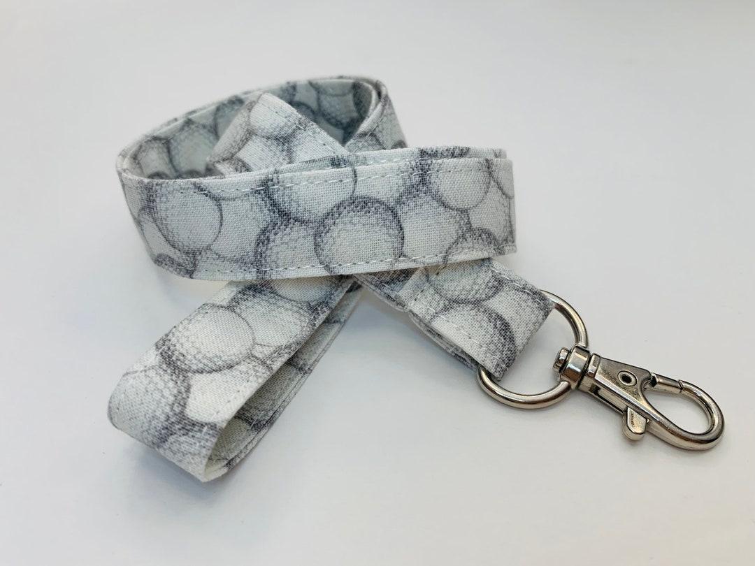 Golf Lanyard - Optional Breakaway Clasp - Cotton Fabric - Key / ID ...