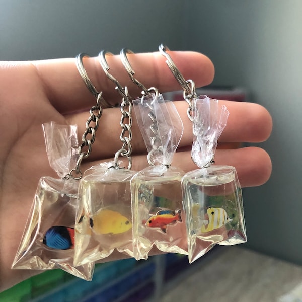 Fish Keychain - Etsy
