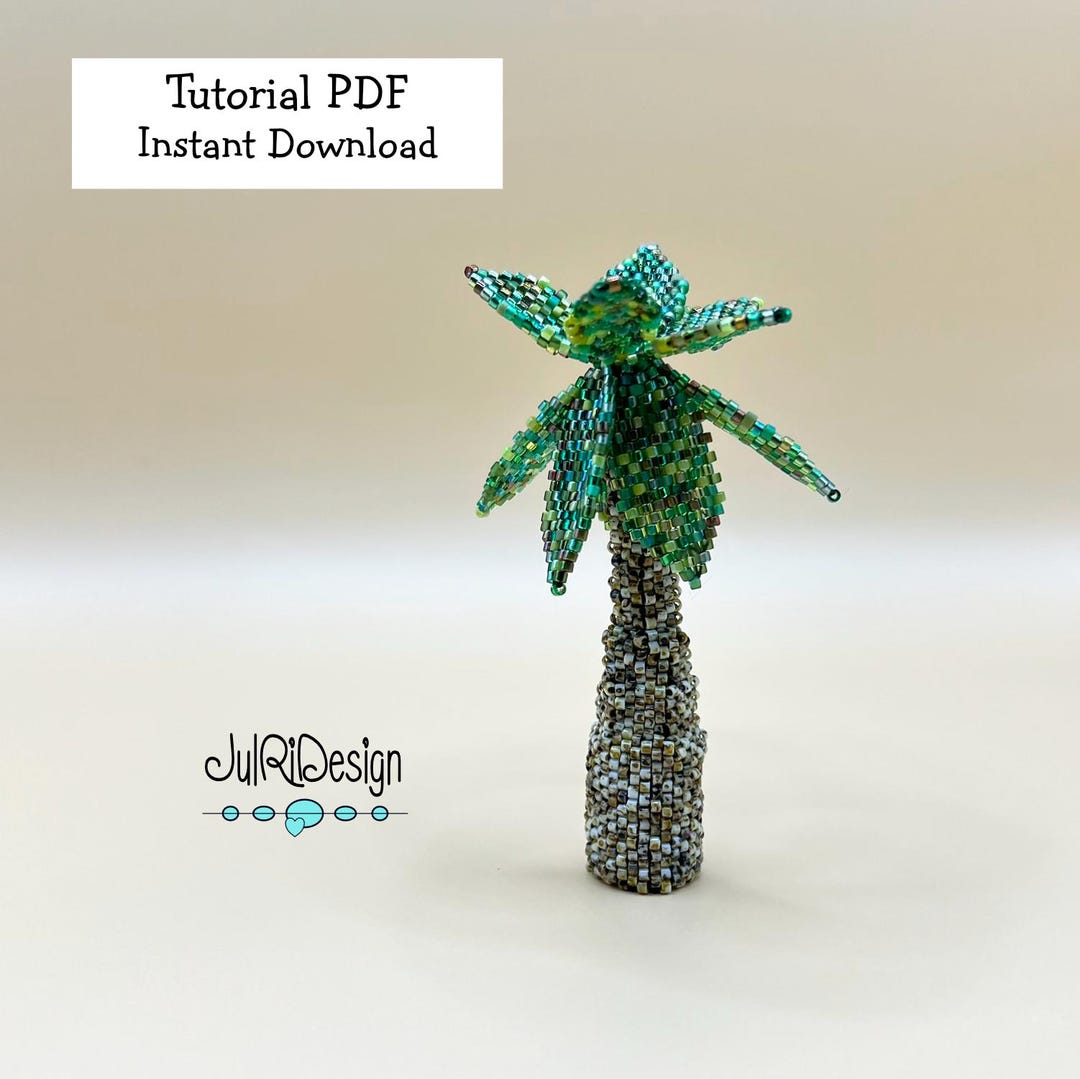 Mini Palm Tree - Tutorial/pattern/instructions/pdf - Etsy