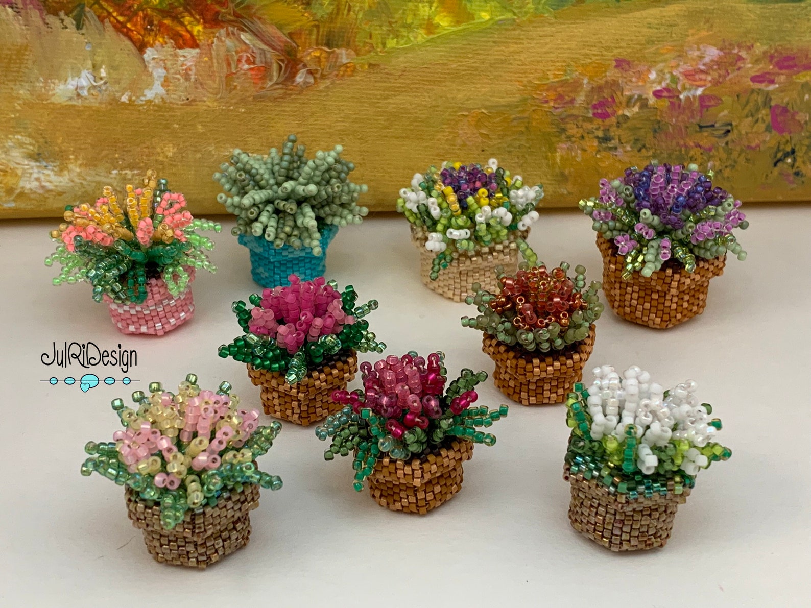 Mini Flower Pot (large) Tutorial/pattern/instructions/pdf - Etsy