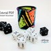 Beaded Dice and Shaker Tutorial/pattern/instructions/pdf - Etsy