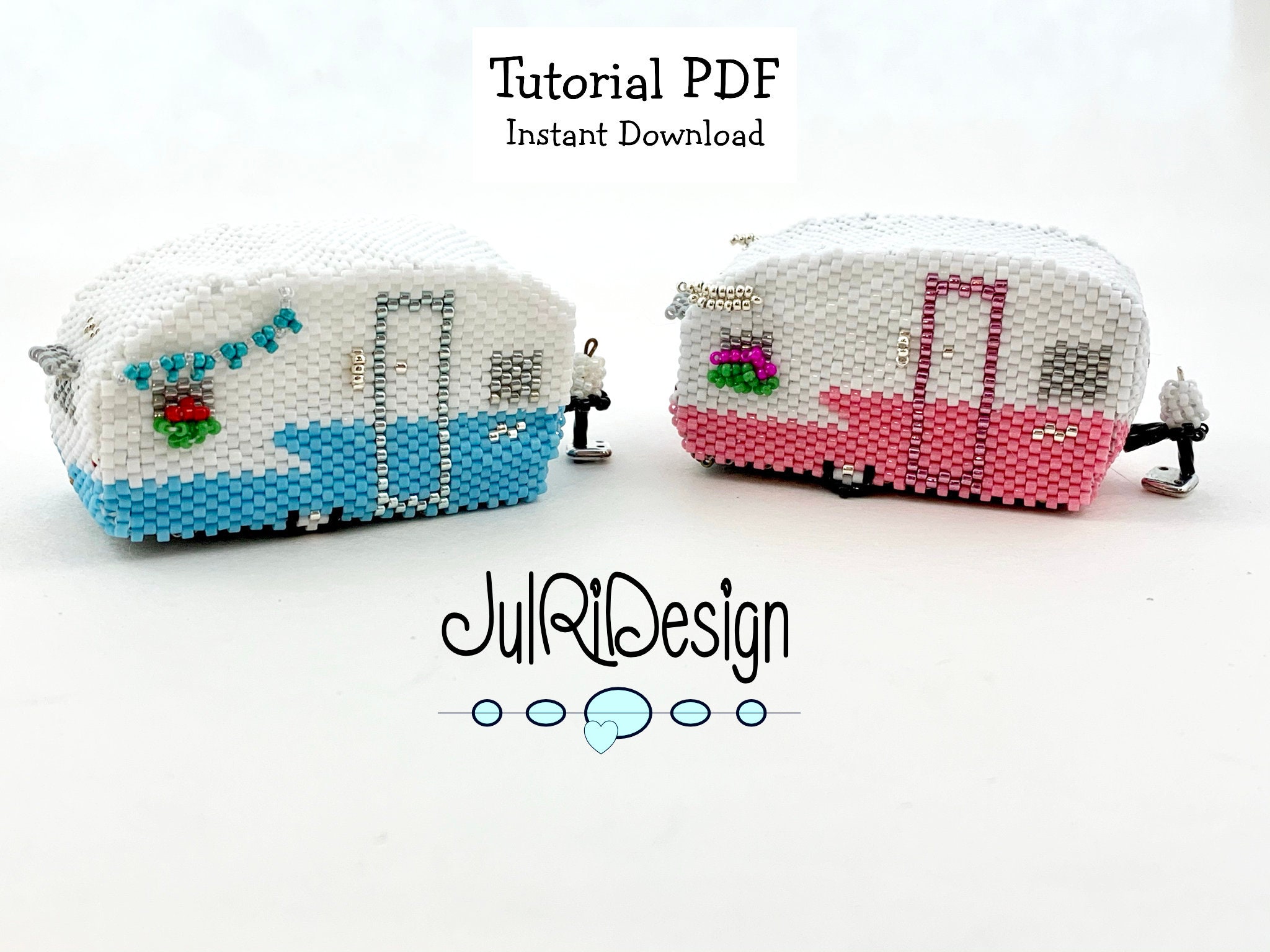 Beaded Retro Camper Tutorial/pattern/instructions - Etsy UK