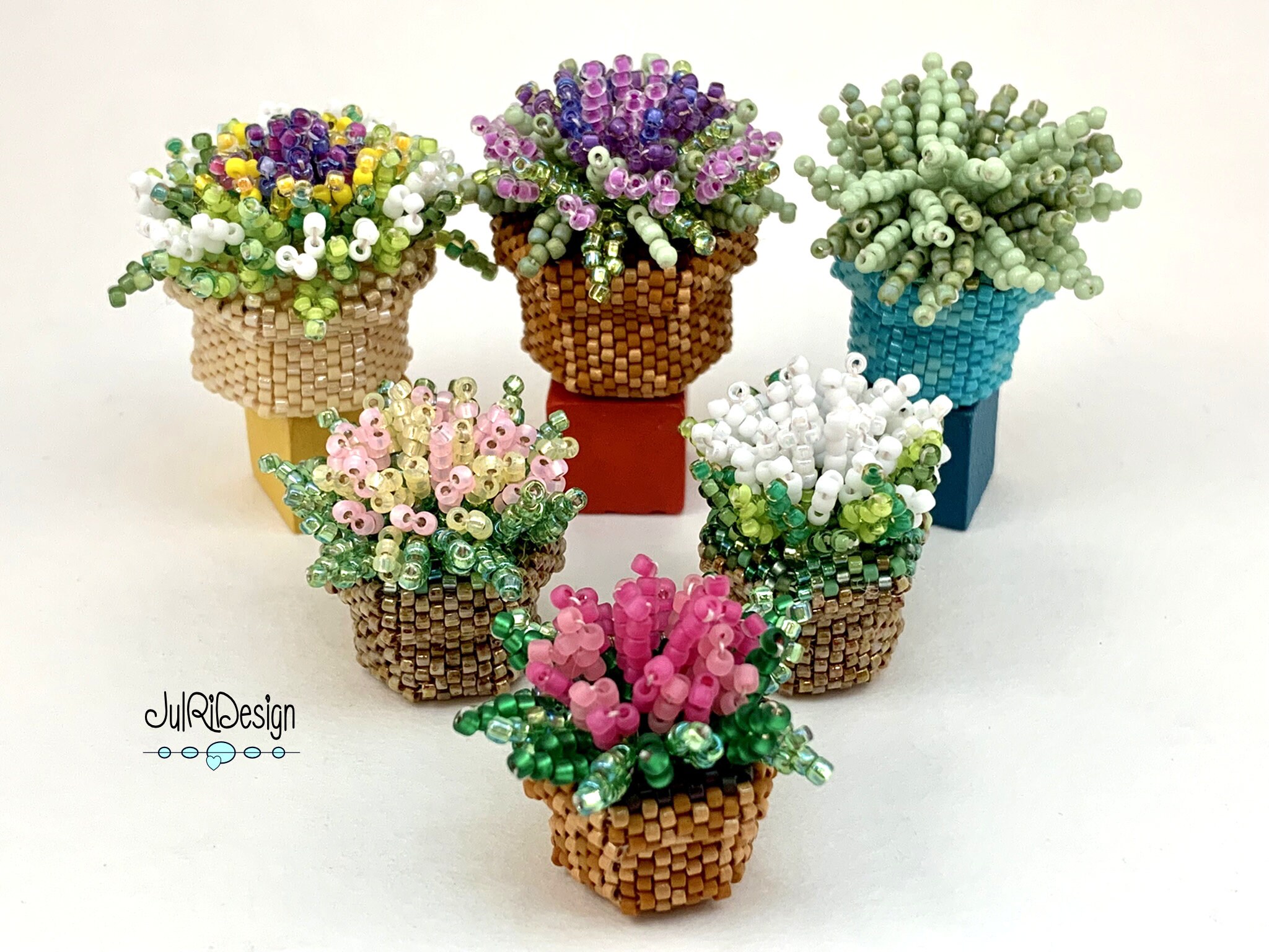 Mini Flower Pot Tutorial/pattern/instructions/pdf - Etsy