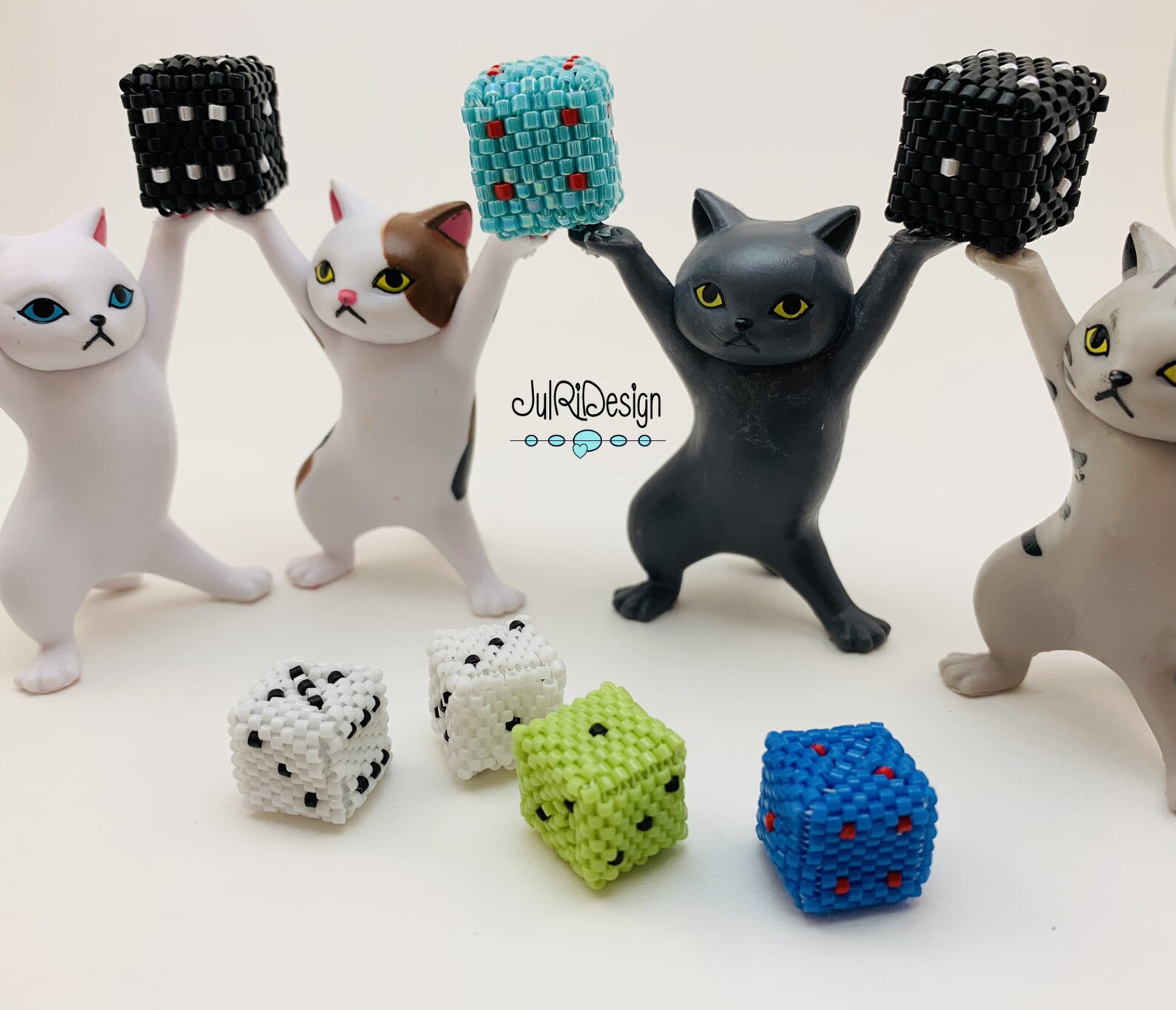 Beaded Dice and Shaker Tutorial/pattern/instructions/pdf - Etsy