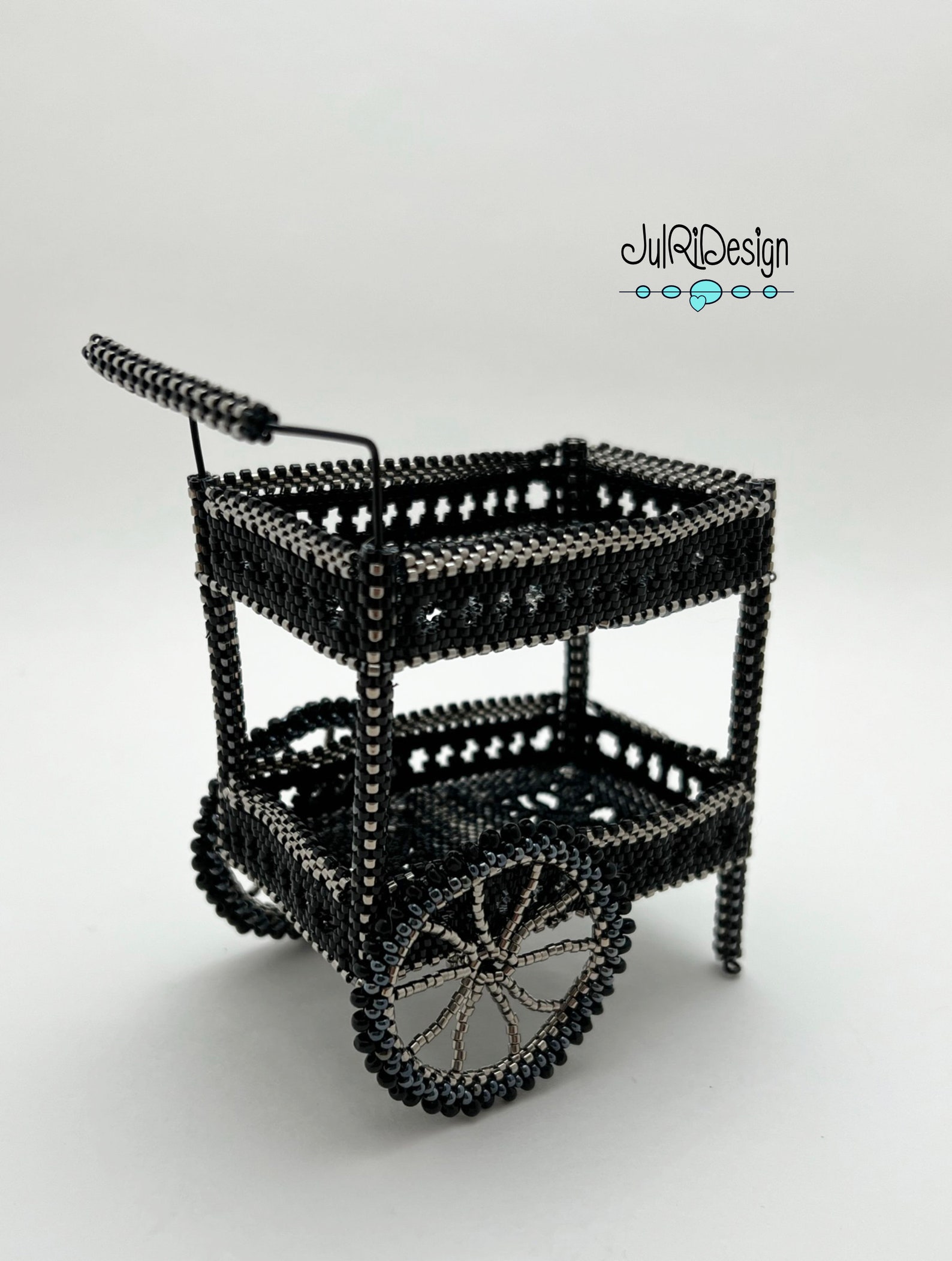 Miniature Beaded Flower Cart TUTORIAL/PDF Pattern/beading Instructions - Etsy