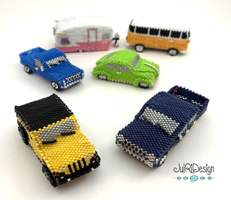 Beaded Miniature Off-road SUV Tutorial/pattern/instructions/pdf - Etsy
