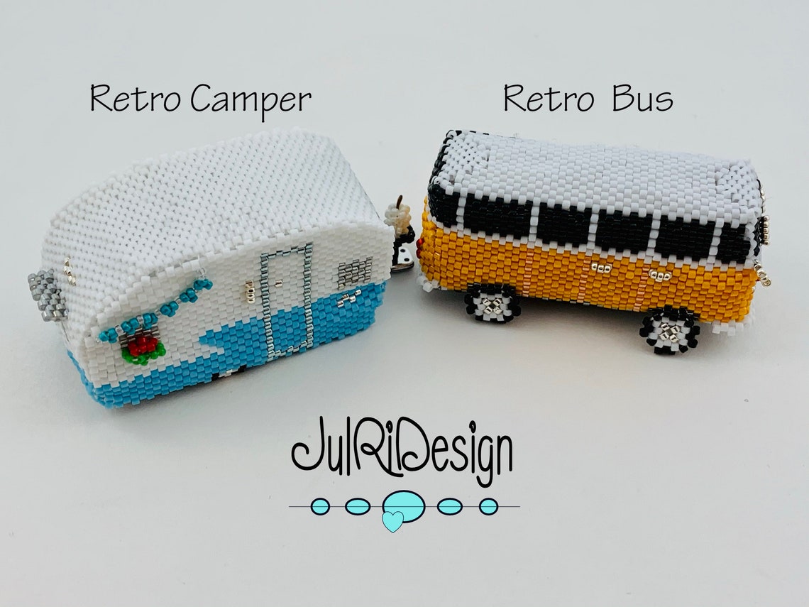 Beaded Miniature Retro BUS Tutorial/pattern/instructions - Etsy
