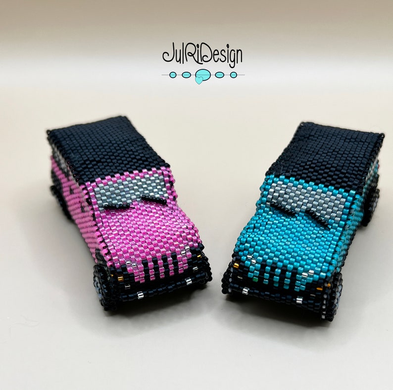 Beaded Miniature Off-road SUV - 4-door Tutorial/pattern/instructions ...