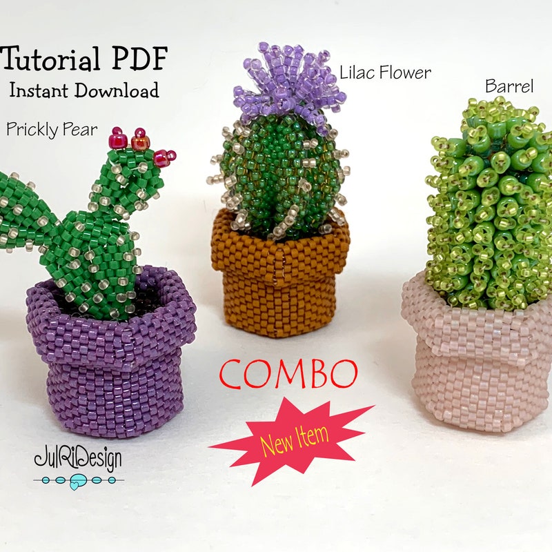 Beaded Cactus Plants - Etsy