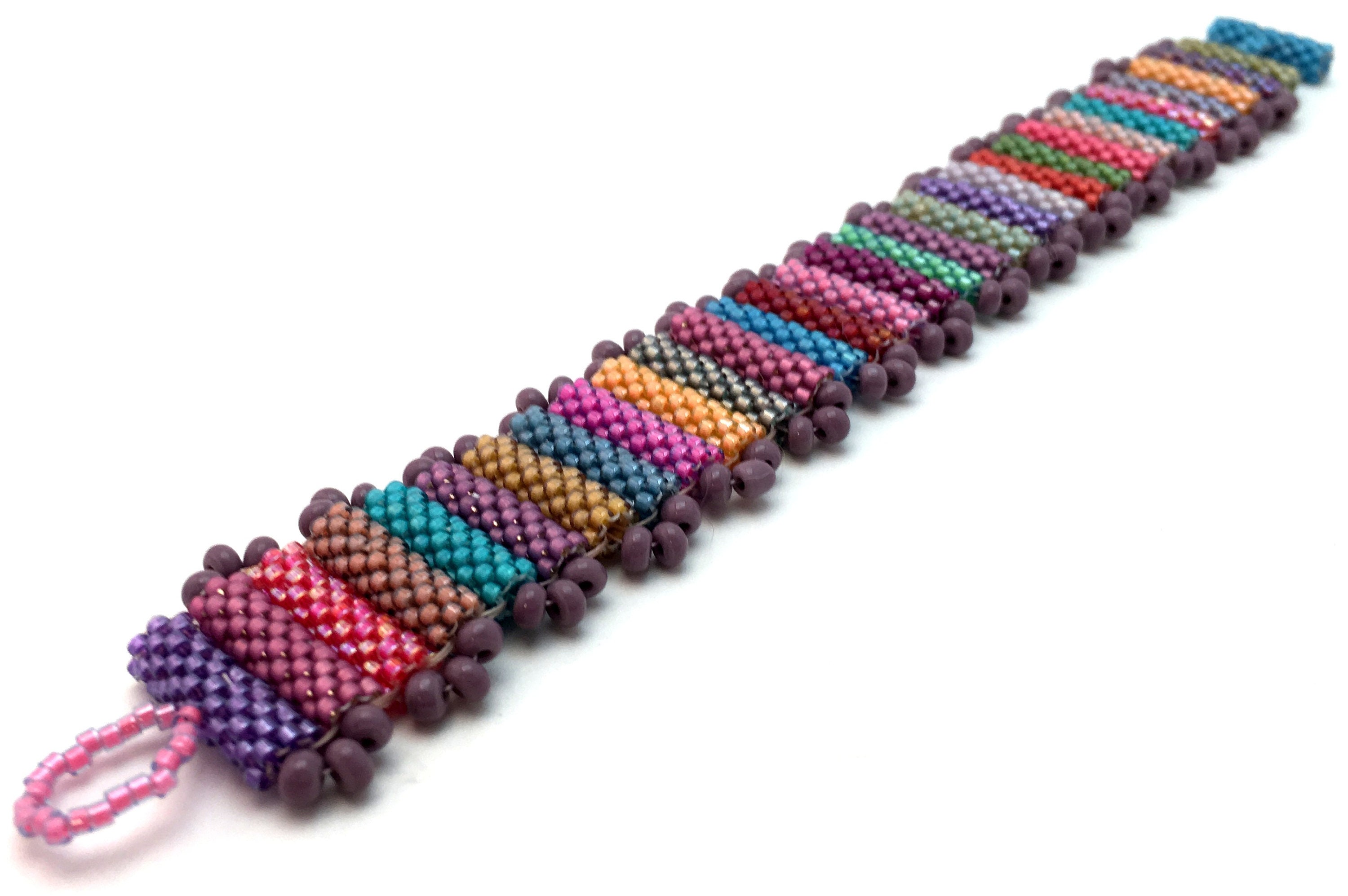 Peyote Tubes Bracelet Tutorial/pattern/instructions - Etsy
