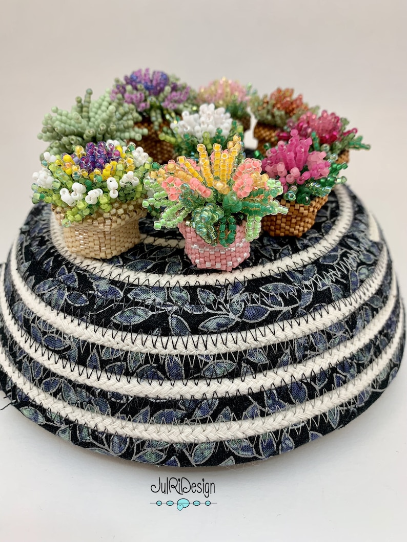 Mini Flower Pot Tutorial/pattern/instructions/pdf - Etsy