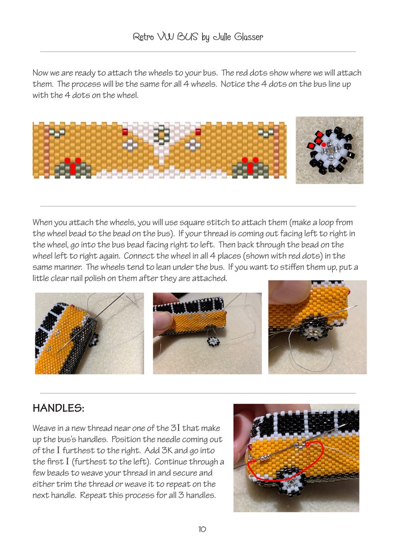 Beaded Miniature Retro BUS Tutorial/pattern/instructions - Etsy