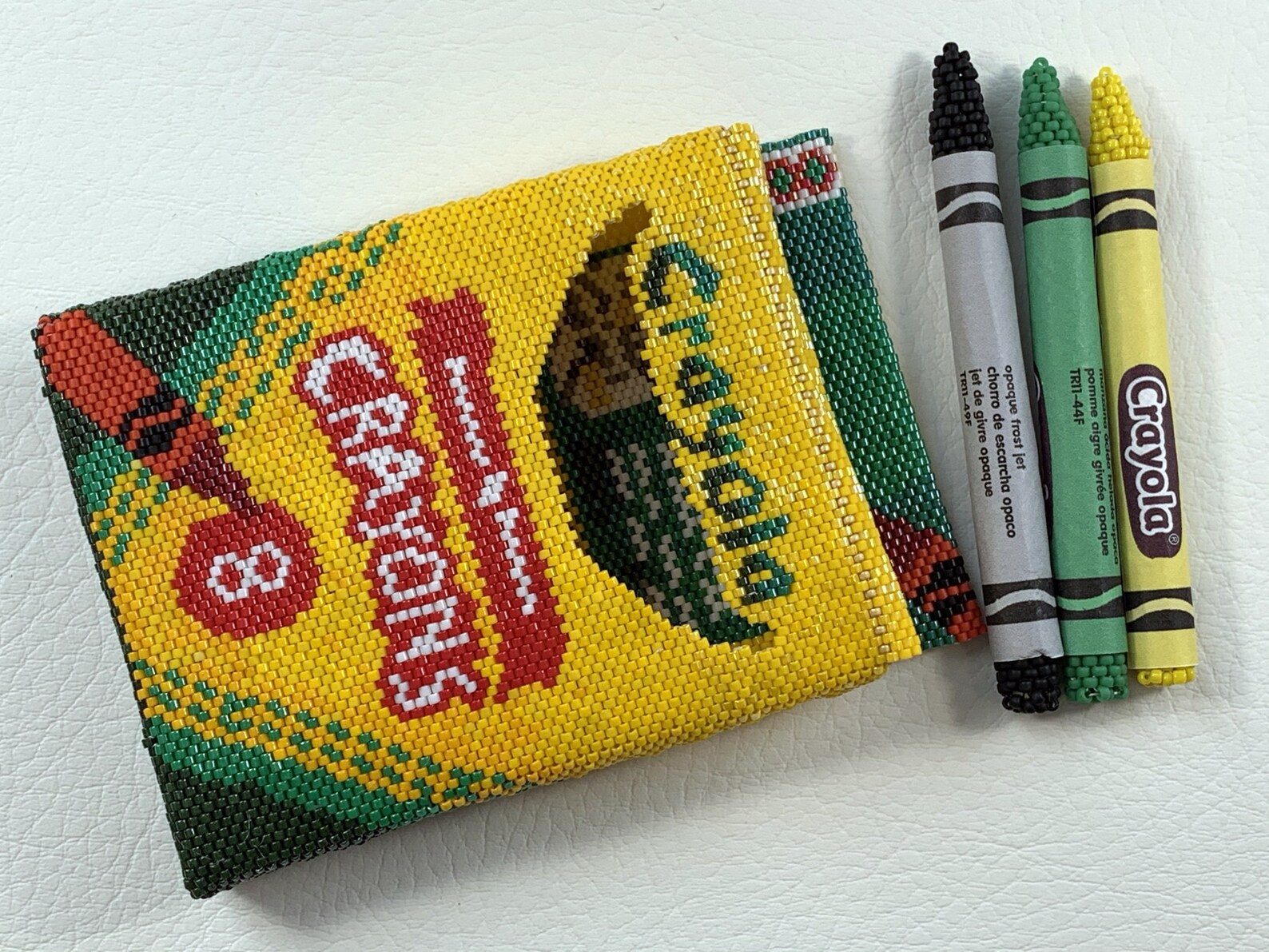 8 BEADED Crayola Crayons Tutorial/pattern/instructions - Etsy