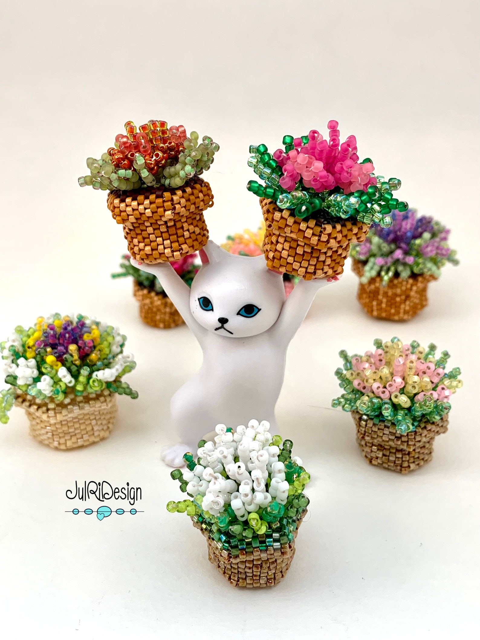 Mini Flower Pot Tutorial/pattern/instructions/pdf - Etsy