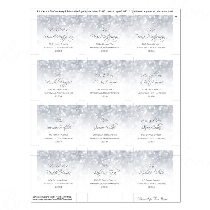 33 Avery Label Template 22816 Labels Ideas For You