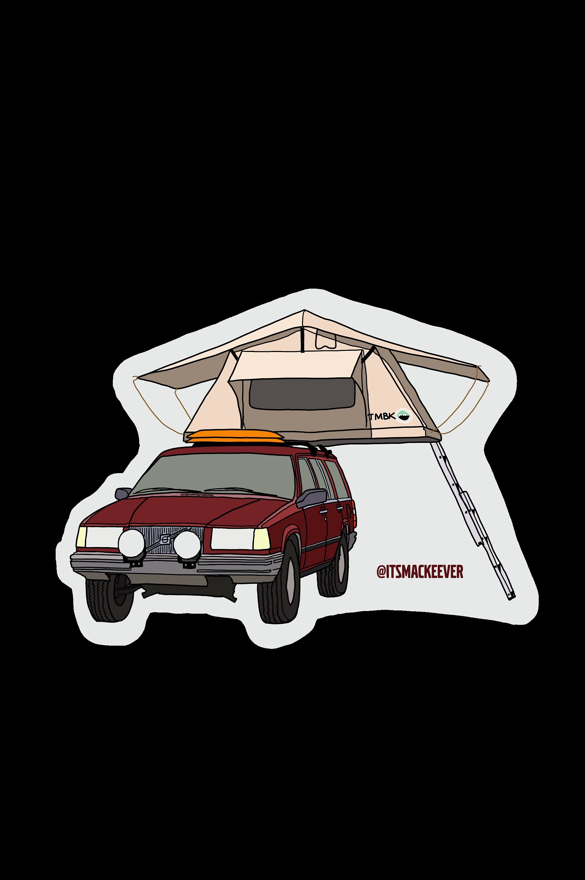 Volvo Overland Sticker - XC740 - Etsy