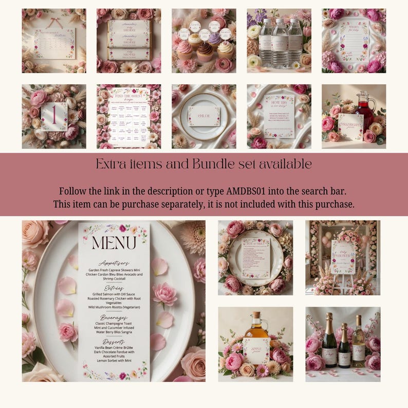 Floral Baby Shower Welcome Sign Template, Watercolor Flowers 18x24 ...