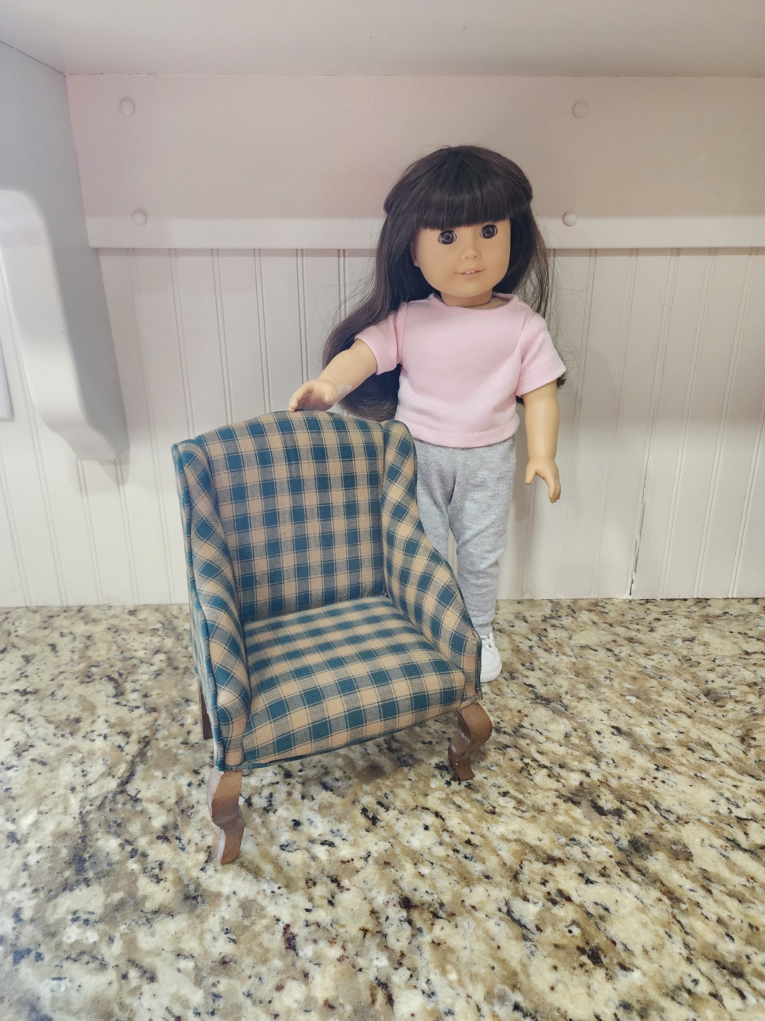 Fits Boy or Girl American Doll, Vintage Wooden Doll Chair, Vintage ...