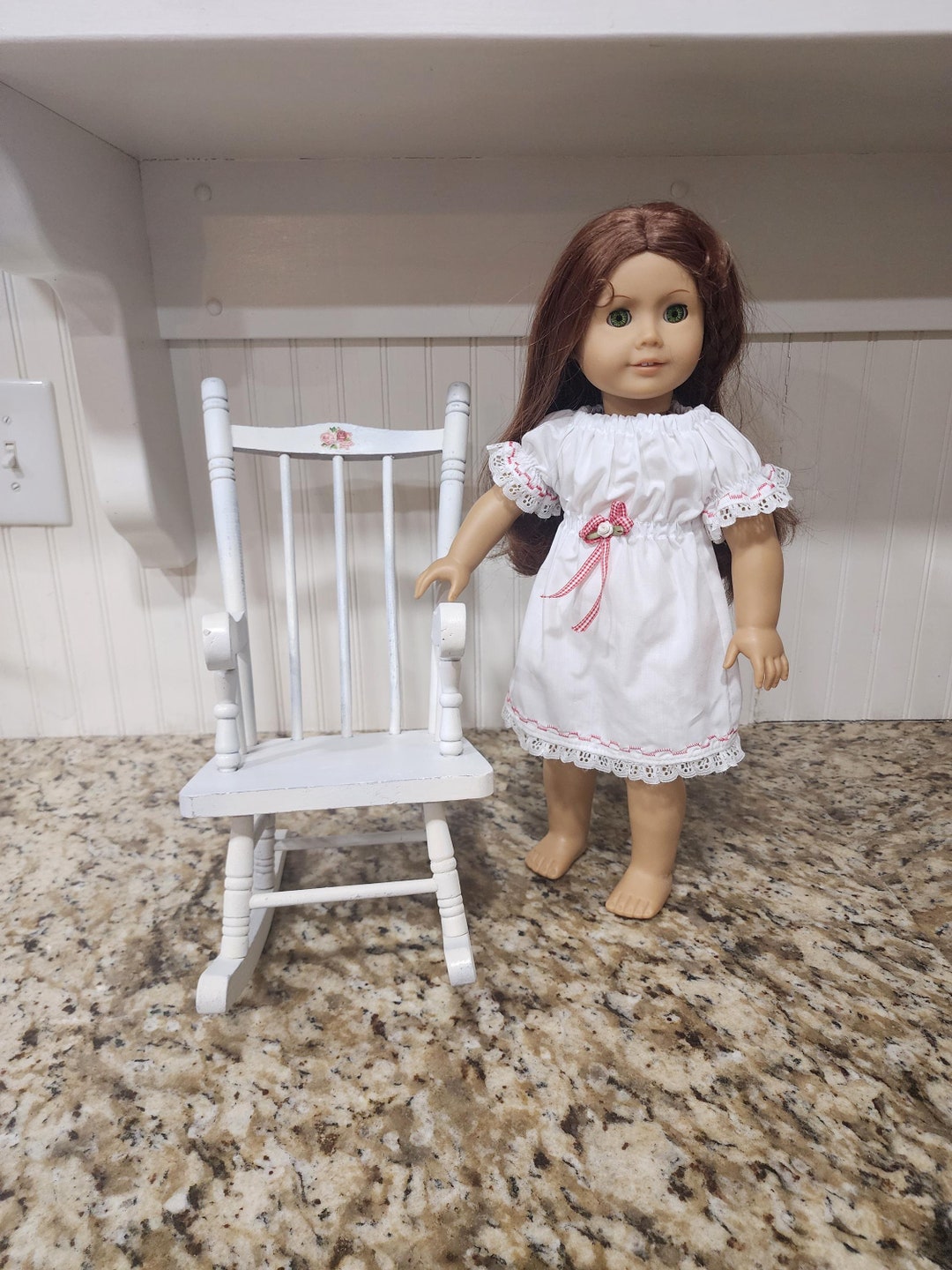 Doll Rocking Chair Fits an 18 Inch Doll, Teddy Bear Chair, Doll Display ...
