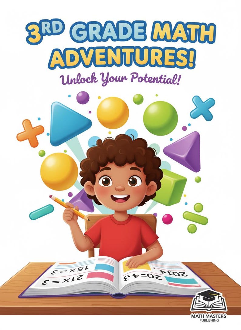 3rd Grade Math Workbook | STAAR Test Prep Practice (PDF Download) - Etsy