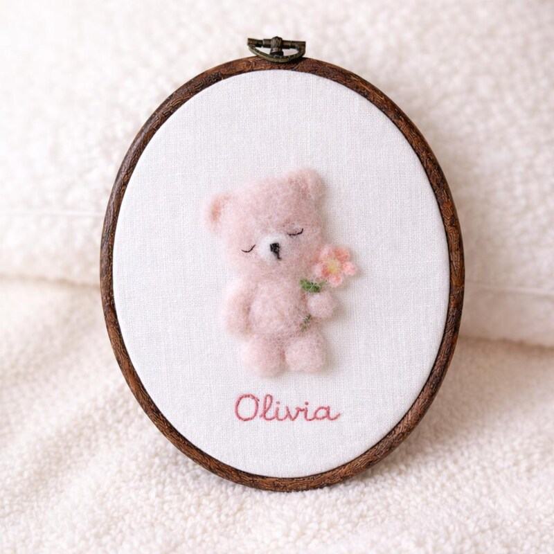 Spilla a forma di orsetto in feltro - Etsy Italia