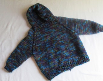 Back Zip Hooded Baby Sweater - Etsy