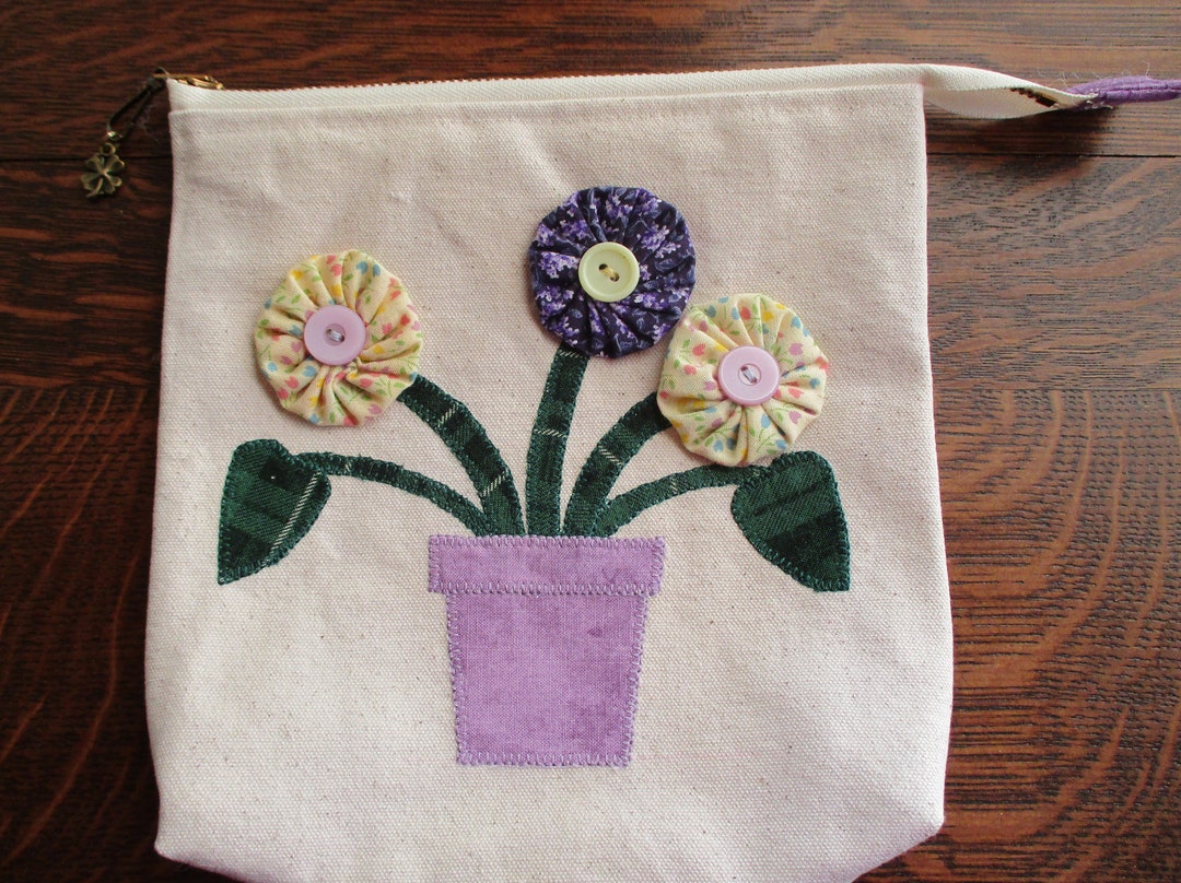 Spring Flowers Canvas Bag - Etsy