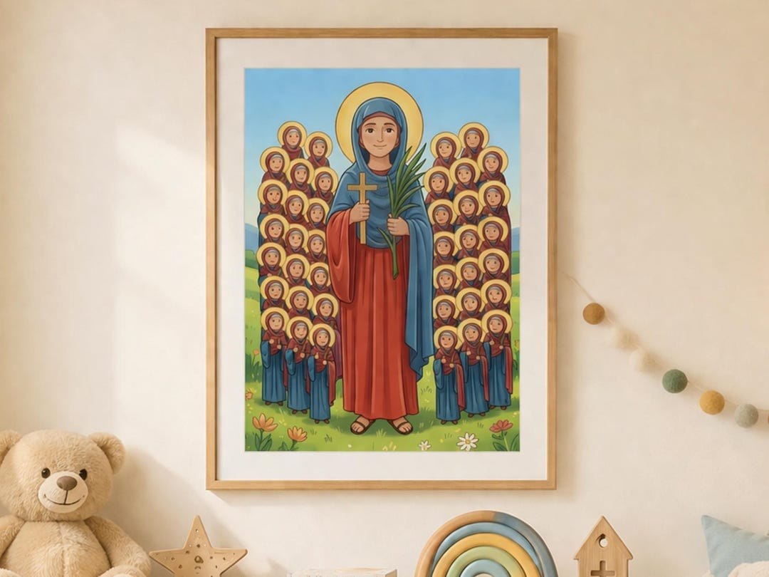 Saint Demiana Orthodox Saint Icon Sunday School Classroom Decor ...
