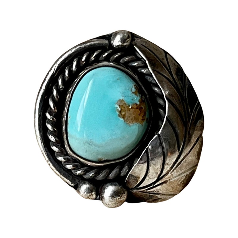 Turquoise Ring Vintage - Etsy