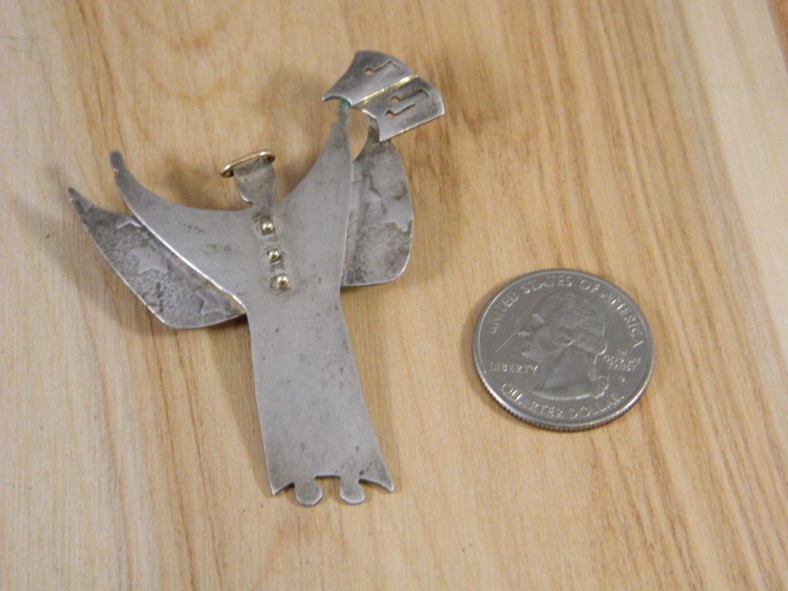 Vintage Sterling Silver Angel Brooch Vintage Christmas | Etsy