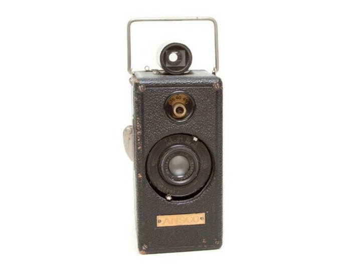 Antique 1927 AGFA ANSCO MEMO, Half Frame 35mm, Wooden Box Camera ...