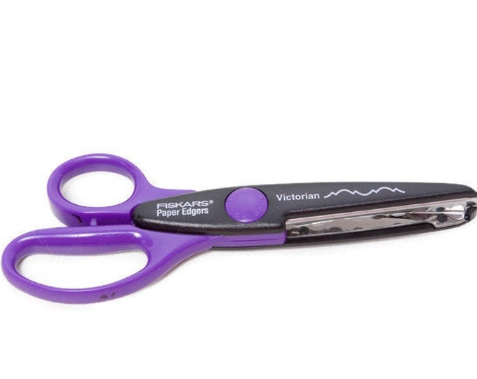 Vintage FISKARS Paper Edgers VICTORIAN F9210 Craft Scissors Decorative ...