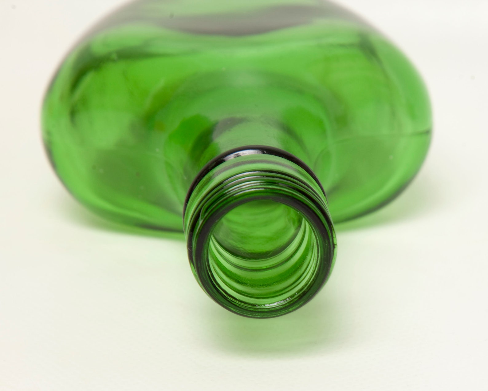 Vintage Green Glass Bottle Emerald Green Jar Apothecary | Etsy