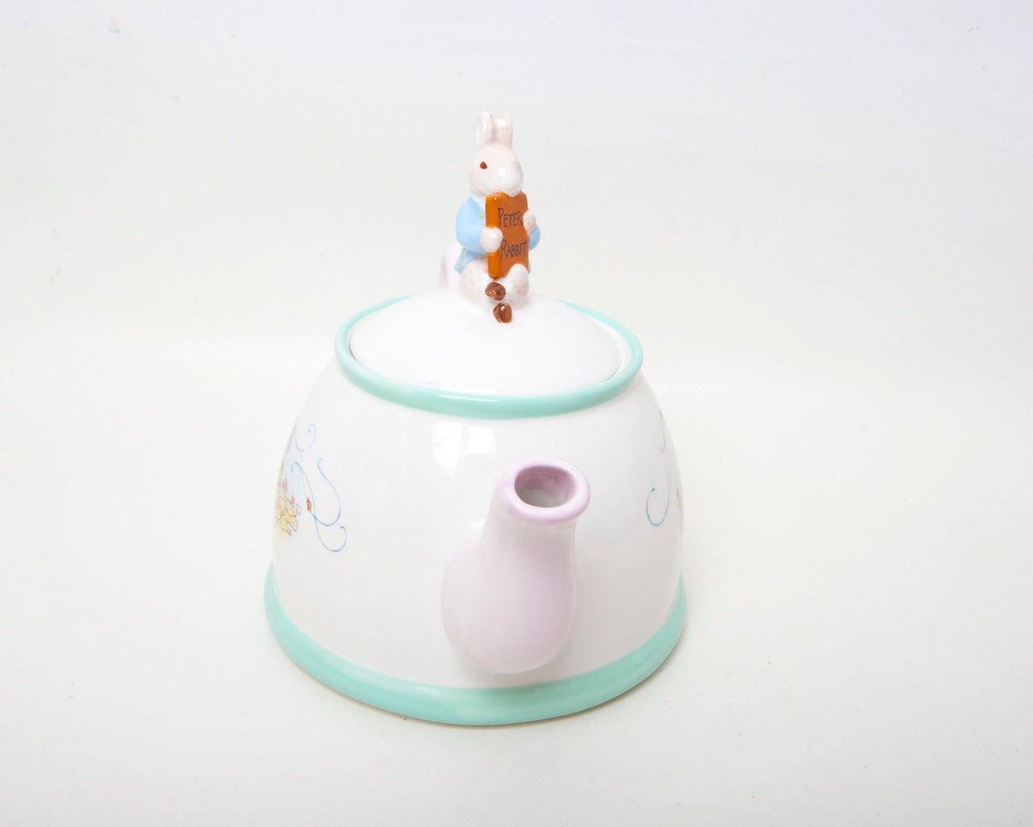 Vintage Beatrix Potter Peter Rabbit Teapot Easter Decor - Etsy
