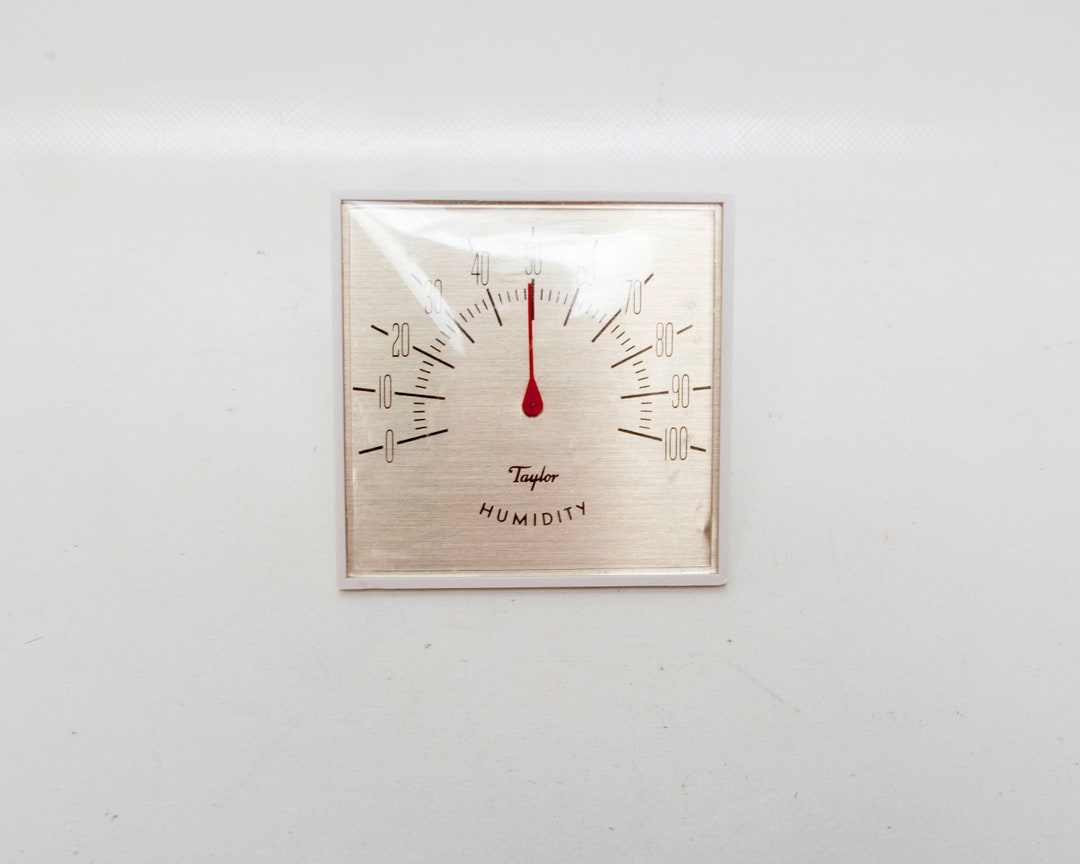 Vintage TAYLOR Humidiguide Humidity Gauge Mid Century Modern Table Top ...